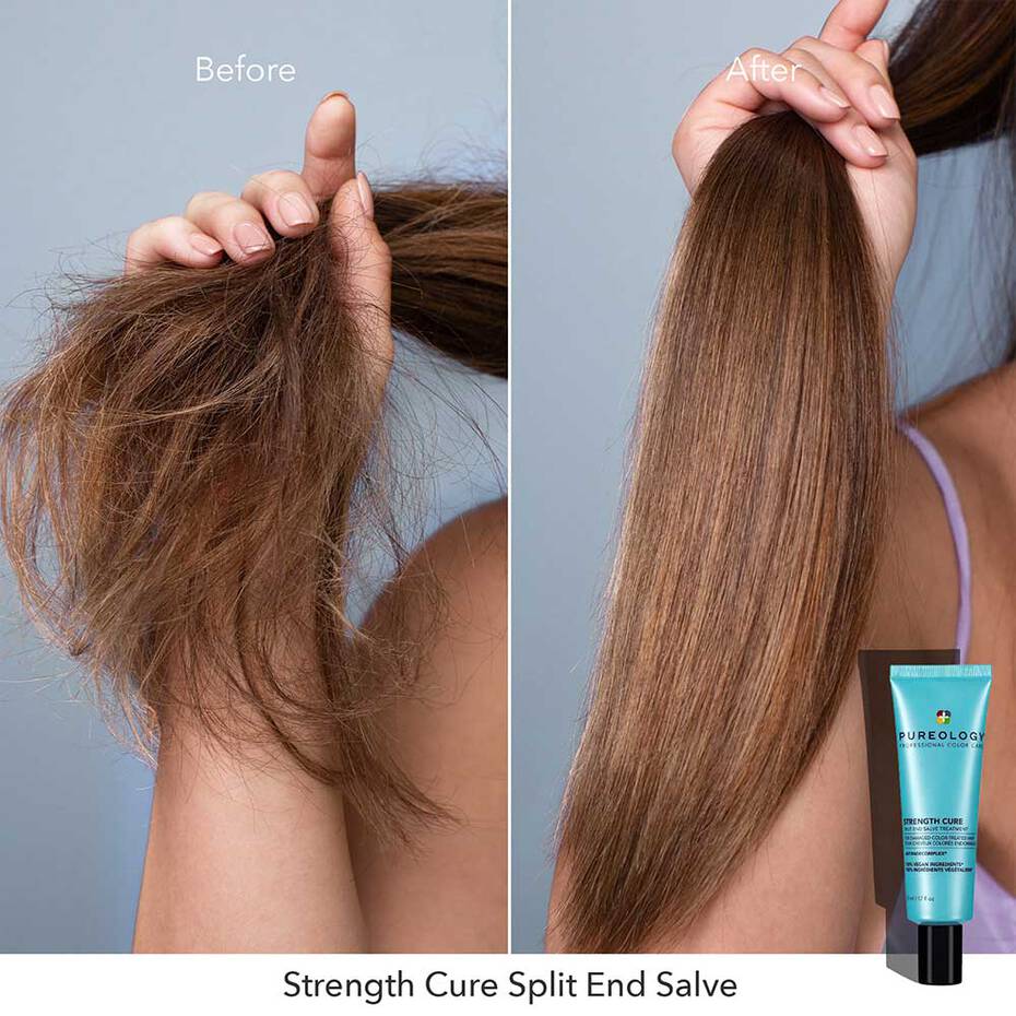 Split Ends Before And After